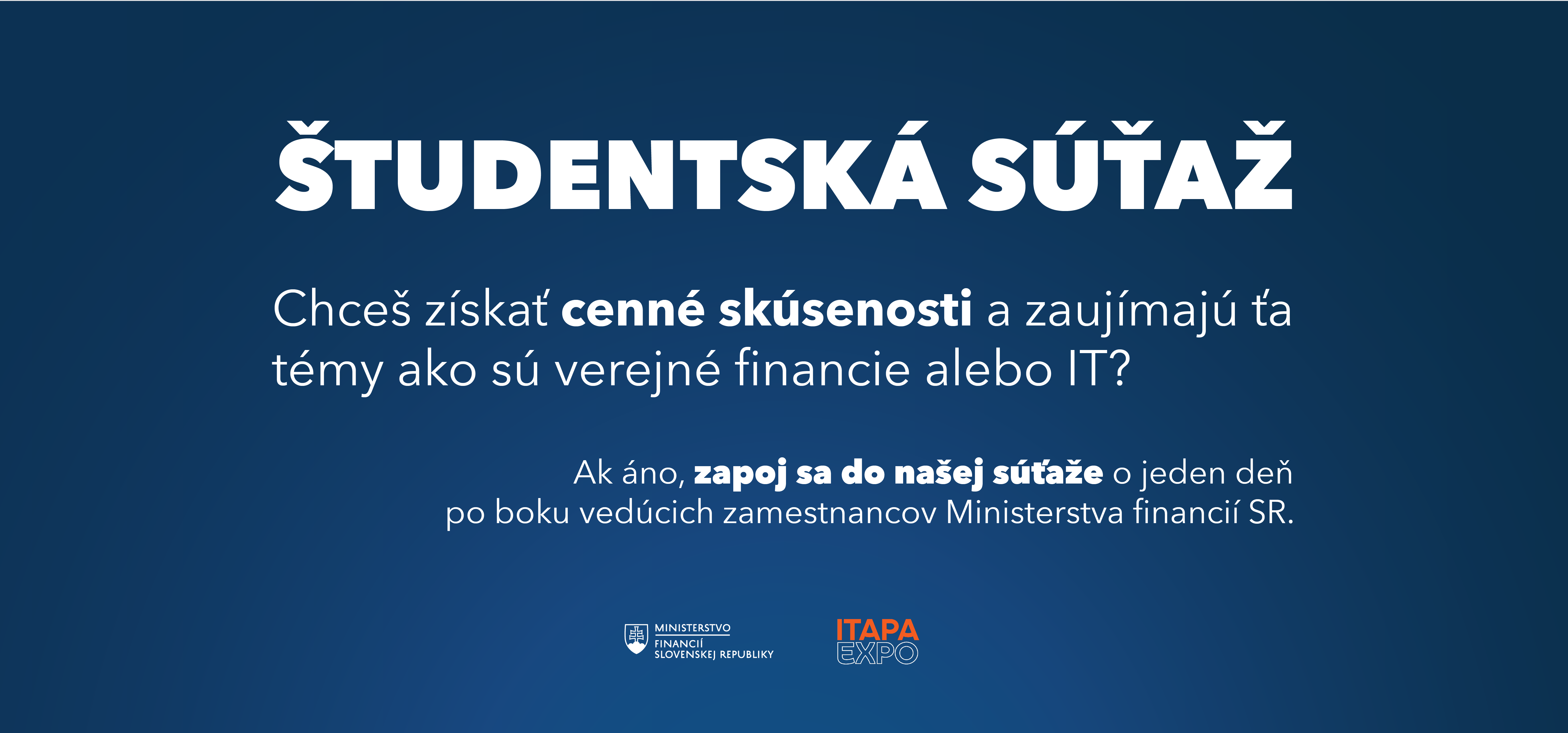 Vyhlasujeme súťaž pre študentov | Ministerstvo financií Slovenskej ...